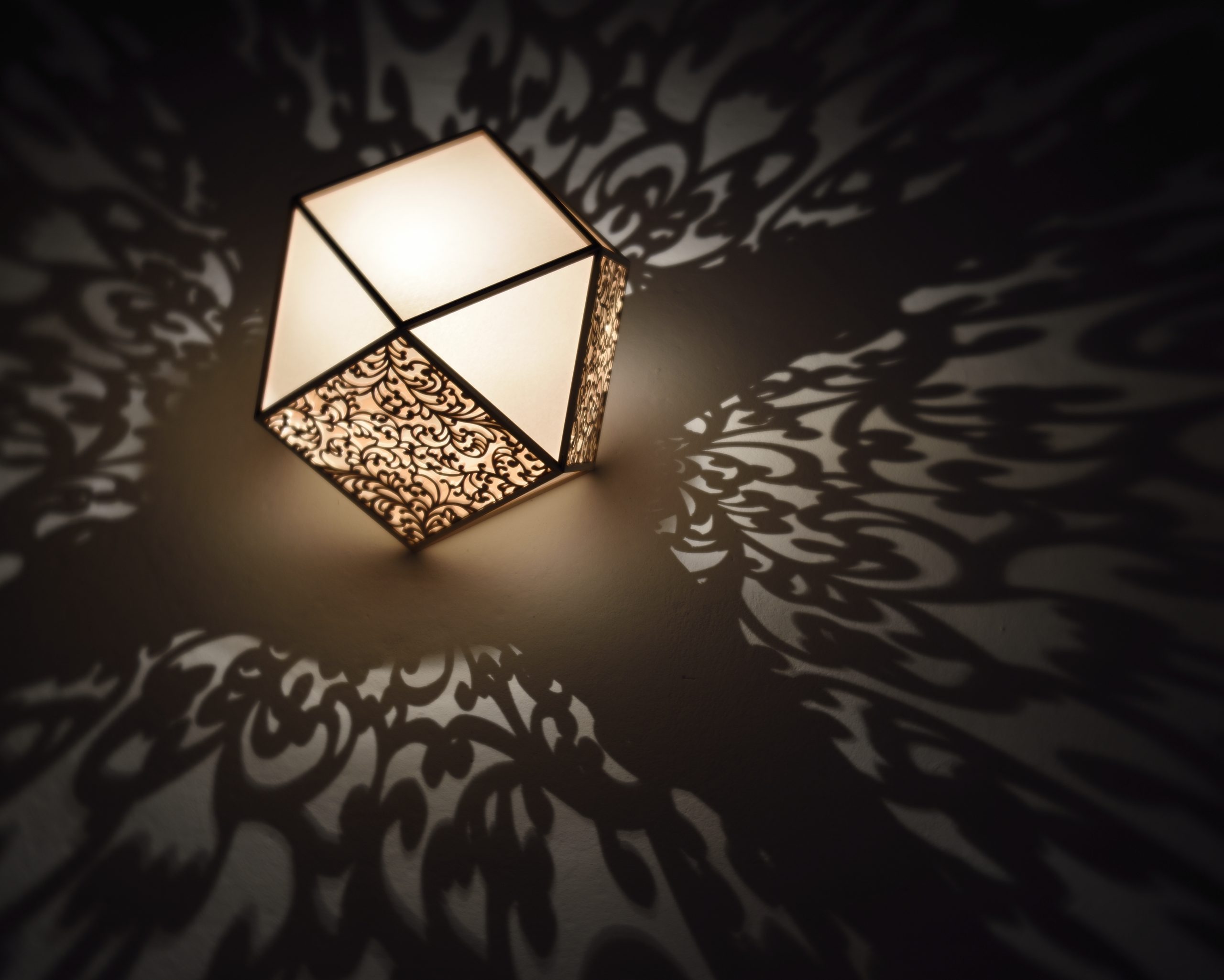 kumiko light pendant 02 (tall) | Bartok design Co.